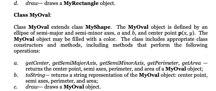 Solved 1- Amend the hierarchy of Java classes in Assignment | Chegg.com