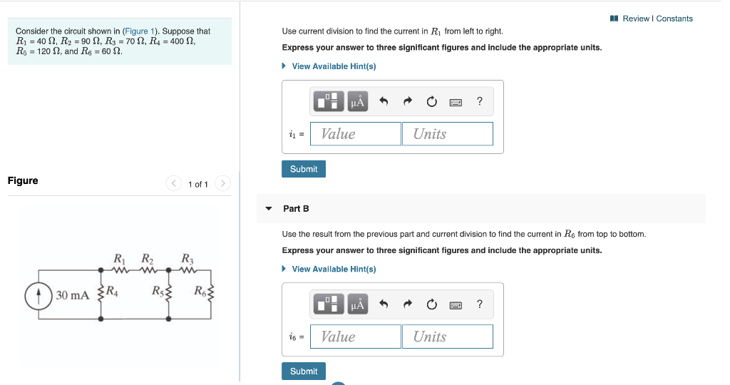 Solved A Review | Constants Consider the circuit shown in | Chegg.com
