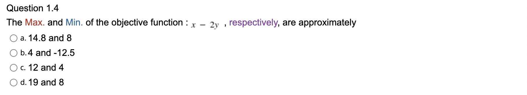 Solved Question 1 (Use this Question to answer Questions 1.1 | Chegg.com
