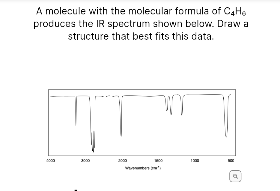 Solved A molecule with the molecular formula of C4H8 | Chegg.com