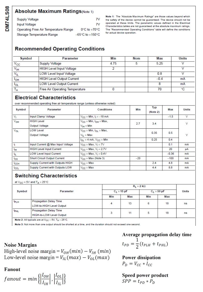 Solved Determine the fan-out for a DM74LS08. You are not | Chegg.com