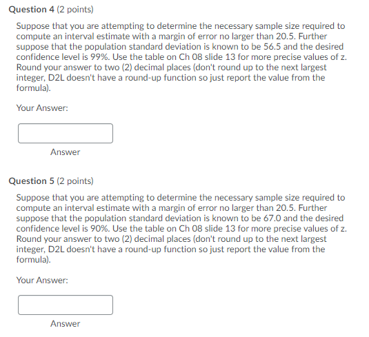 Solved IMPORTANT: when the question says to "round all | Chegg.com
