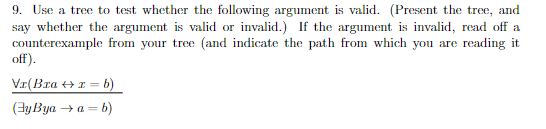 Solved Draw the full tree step by step!Use a tree to test | Chegg.com