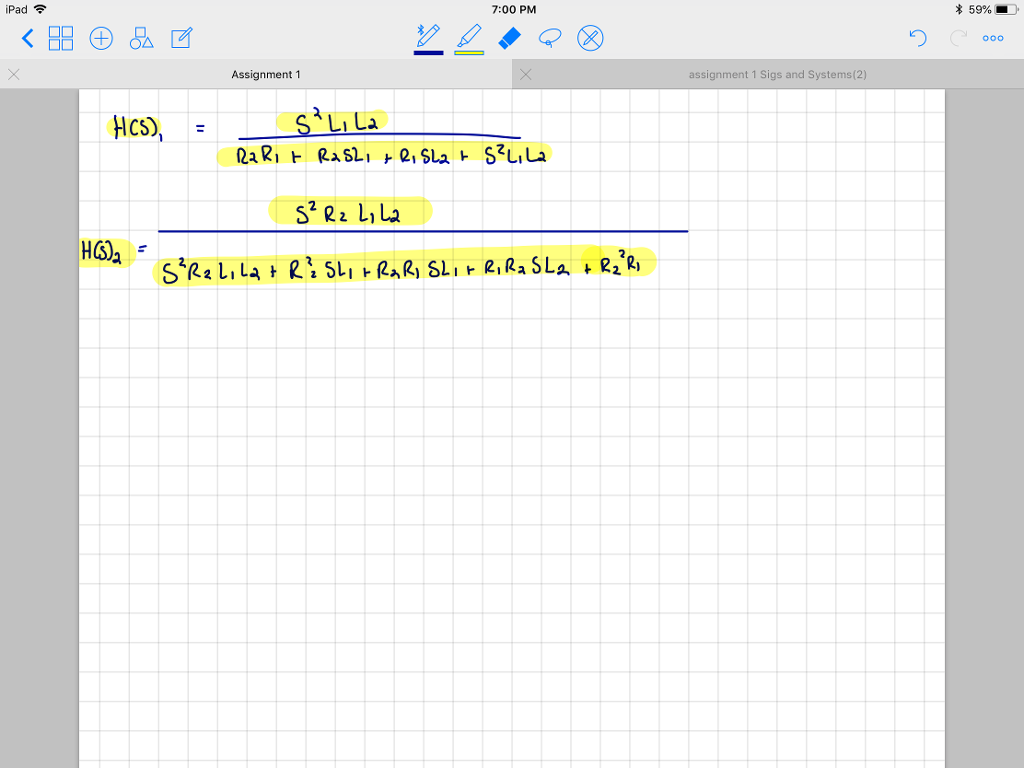 Solved 2. For L1-L2-0.1 H and R1=R2=10k 2, use MATLAB to | Chegg.com