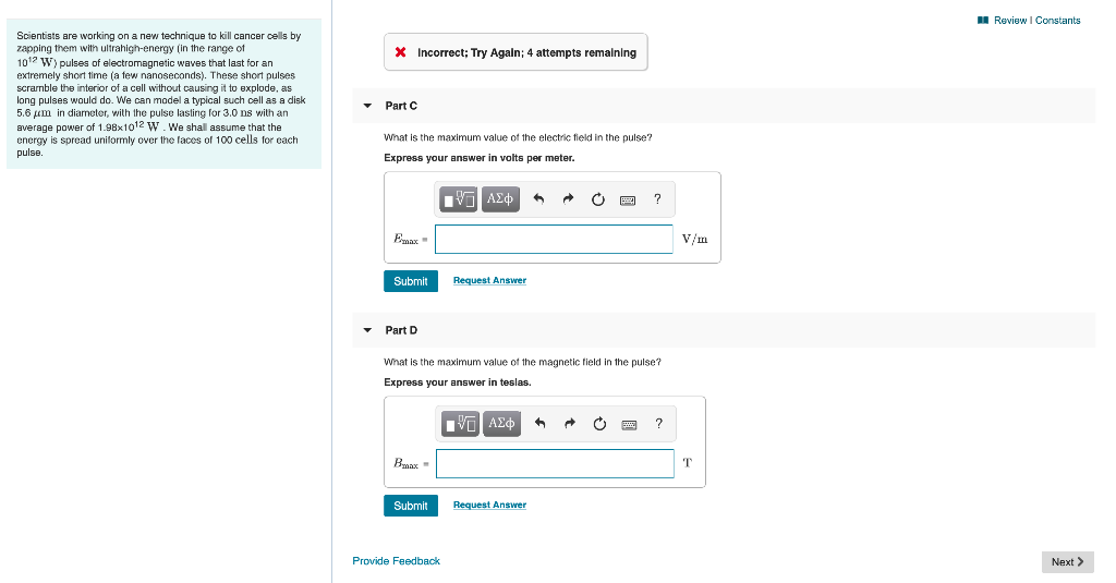 Solved II Review | Constants Part A Scientists are working | Chegg.com