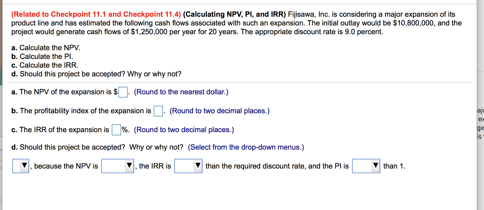 Solved (Related to Checkpoint 11.1 and Checkpoint 11.4) | Chegg.com
