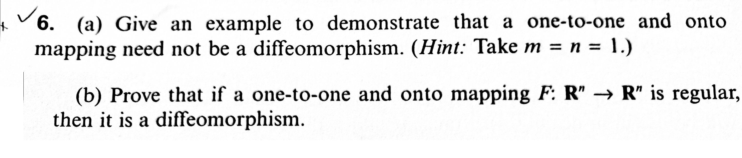 Solved * 6. (a) Give an example to demonstrate that a | Chegg.com
