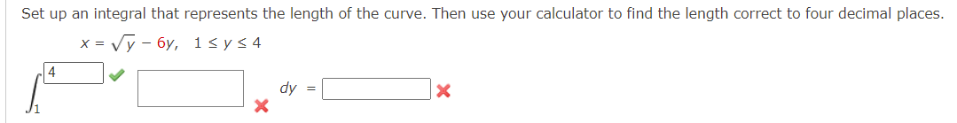 Solved Set up an integral that represents the length of the | Chegg.com