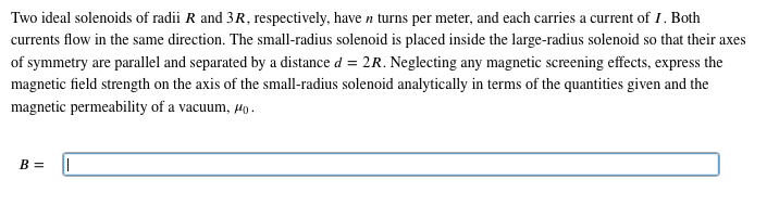 Solved Two ideal solenoids of radii R and 3R, respectively, | Chegg.com