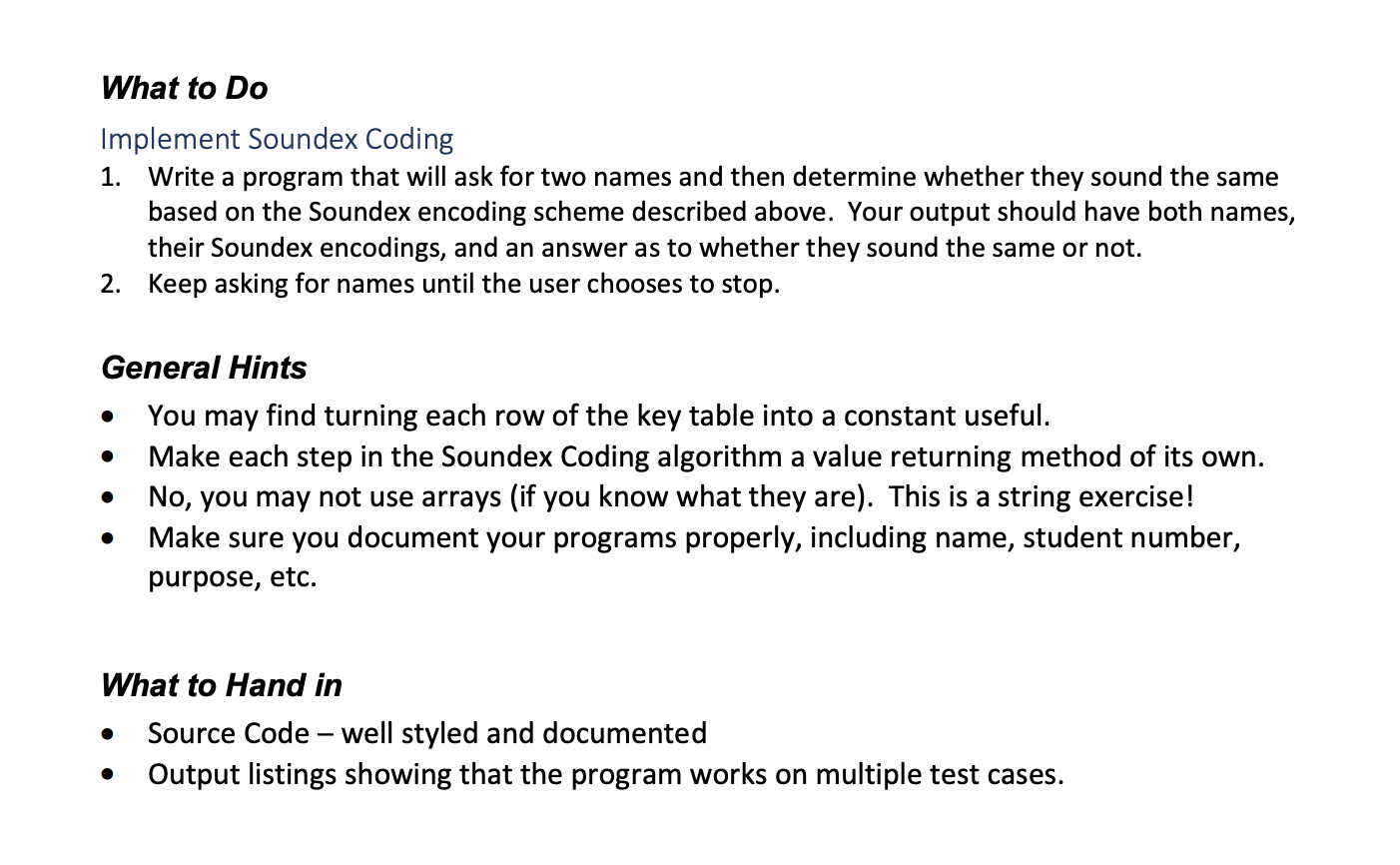 Solved Soundex Coding Soundex provides a phonetic index and | Chegg.com