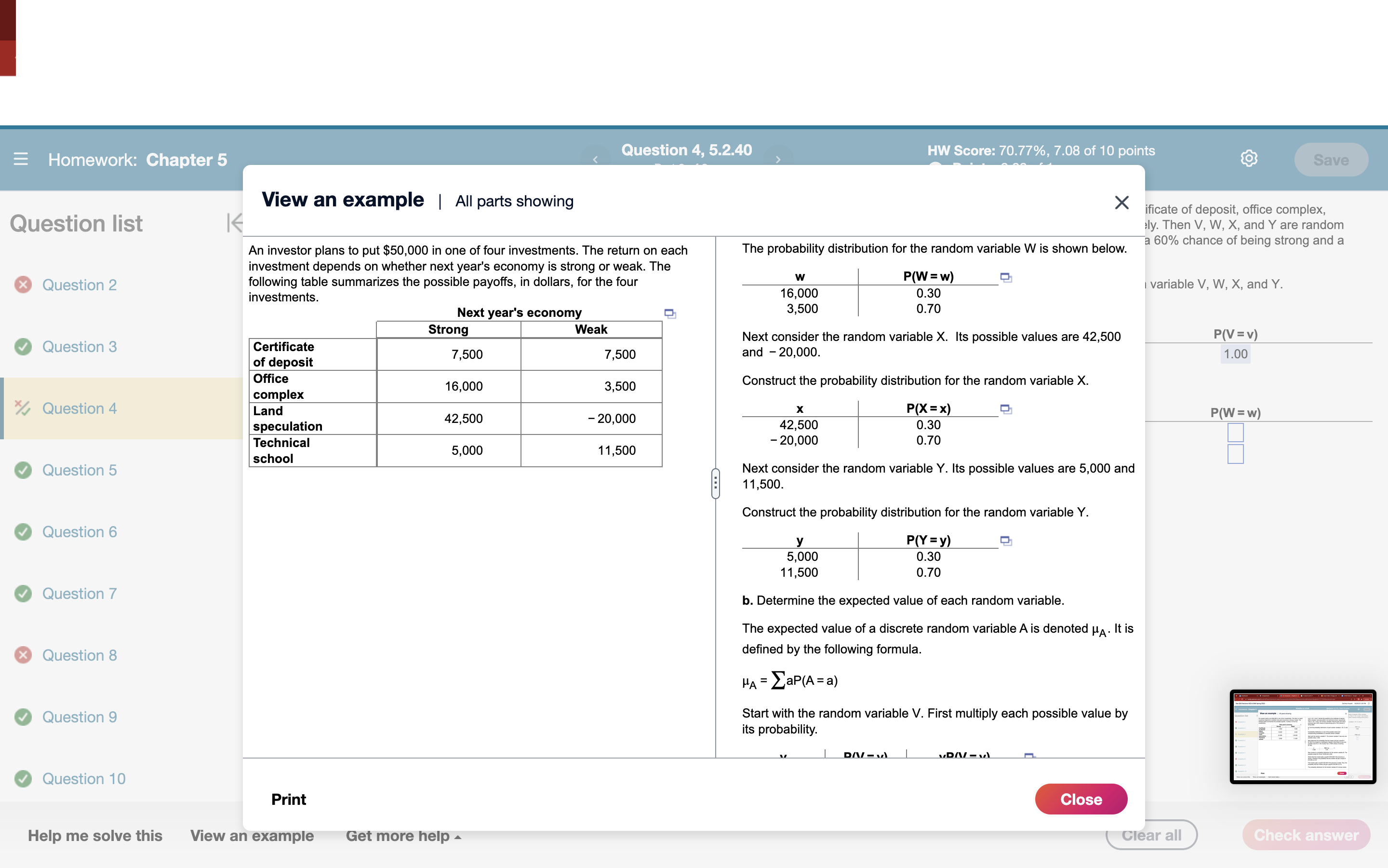 三 Homework: Chapter 5 Question 4, 5.2.40 HW Score: | Chegg.com