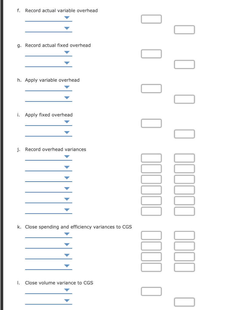 Solved Basic Variance Analysis, Revision of Standards, | Chegg.com