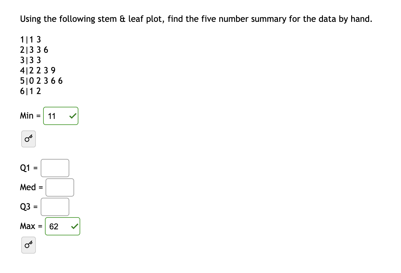 Solved Using The Following Stem And Leaf Plot Find The Five 