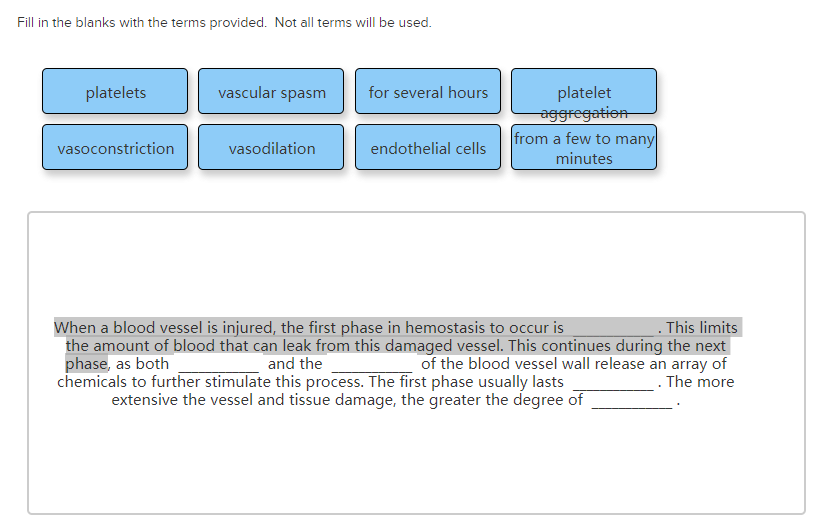 Select All That Are True Of A Vascular Spasm - mapasgmaes