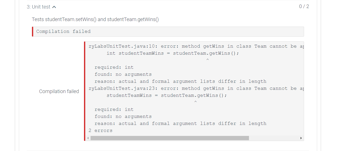 Solved 7.25 LAB: Winning team (classes) Given main(), define | Chegg.com