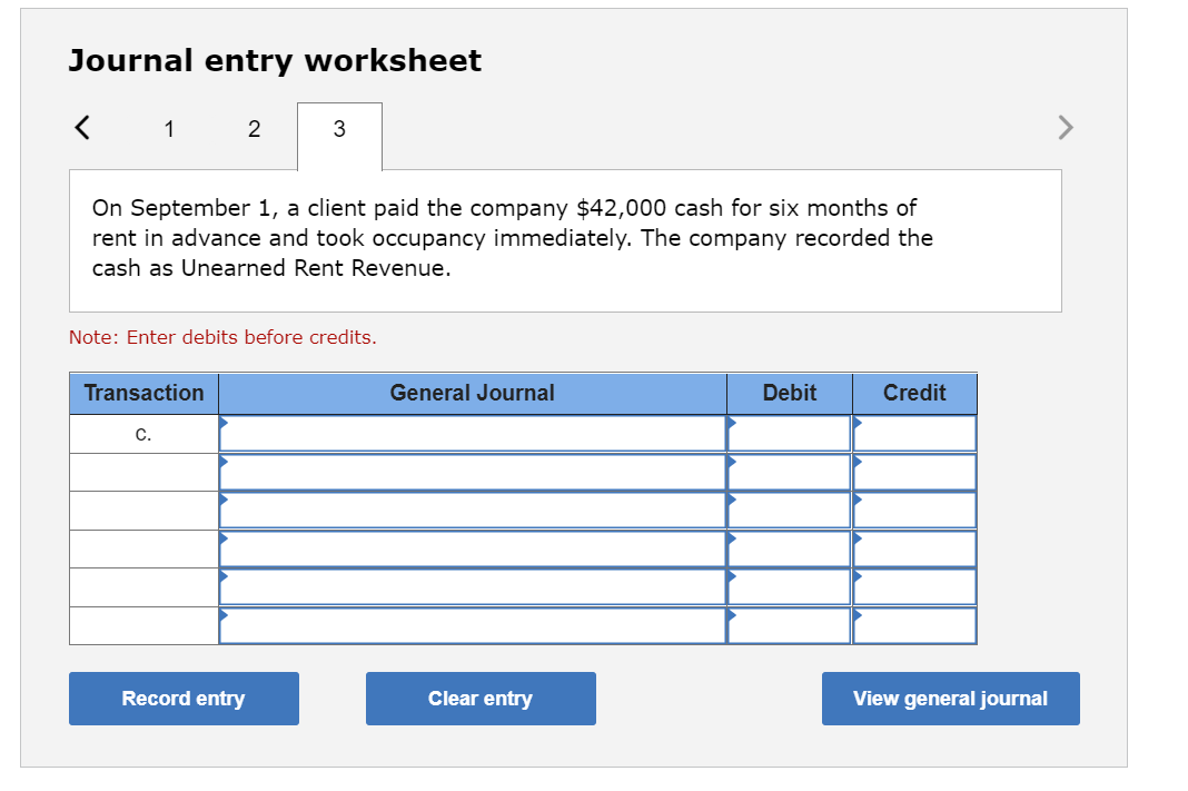 Solved a. Unearned Rent Revenue. The Krug Company collected | Chegg.com