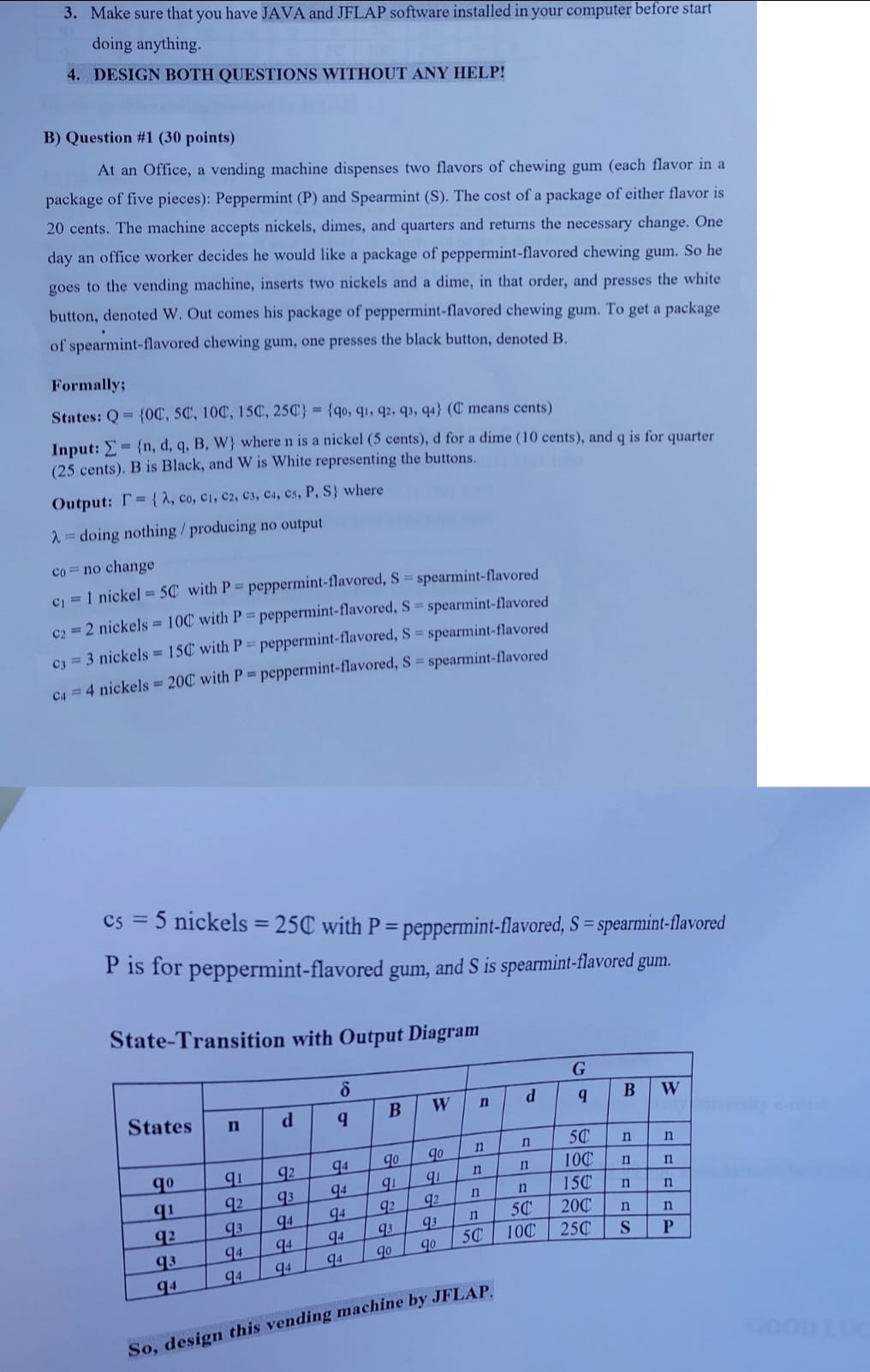 Solved At an Office, a vending machine dispenses two flavors | Chegg.com