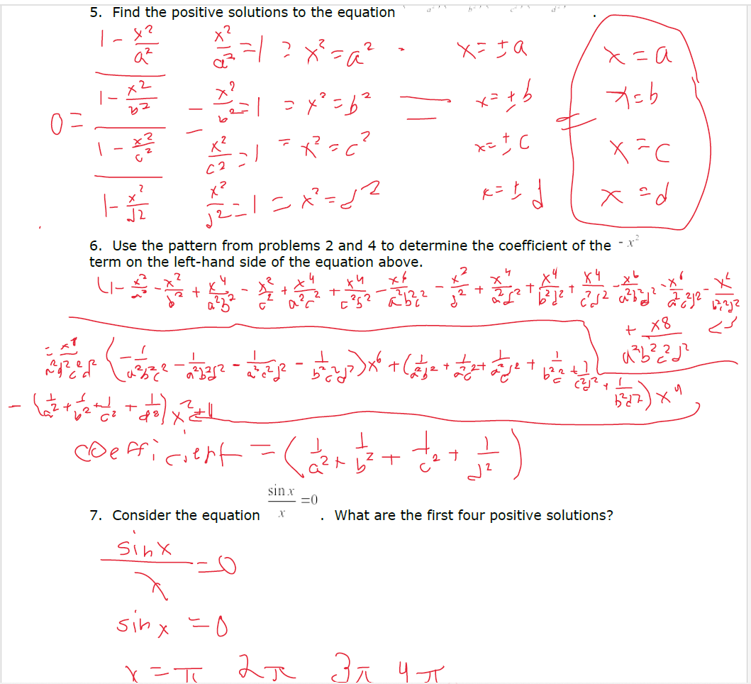 5. Find the positive solutions to the equation 6. Use | Chegg.com