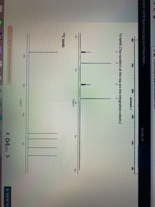 Solved Propose a structure for this compound consistent with | Chegg.com