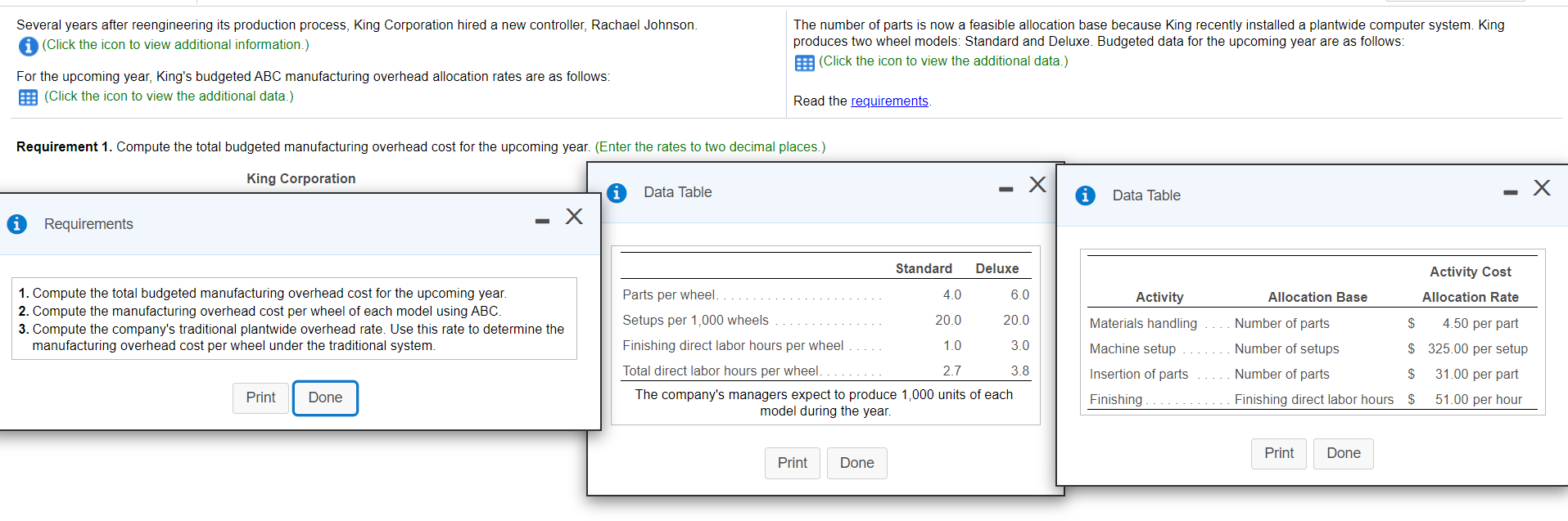 Solved Several years after reengineering its production | Chegg.com