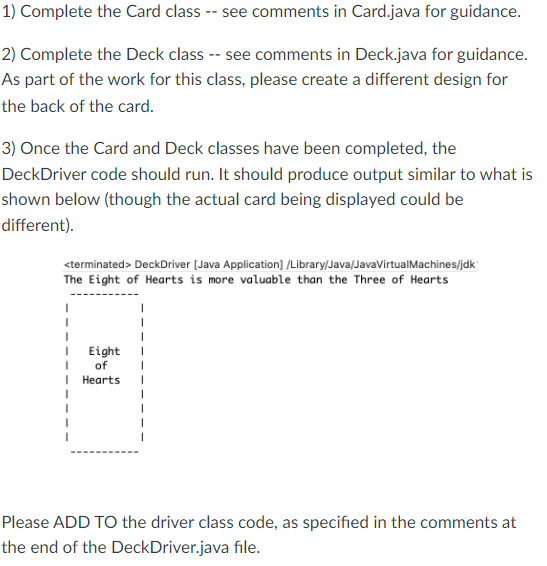 Solved You will use inheritance and the Comparable interface | Chegg.com