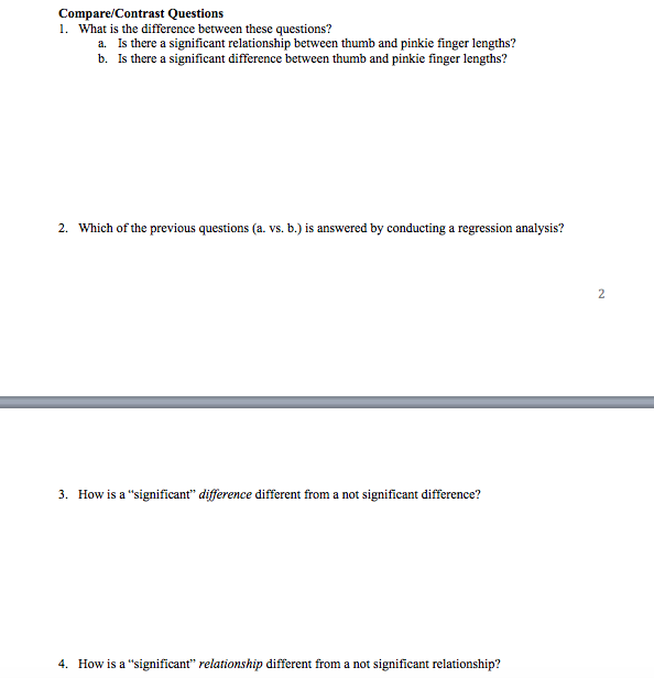 Solved Compare/Contrast Questions 1. What is the difference | Chegg.com