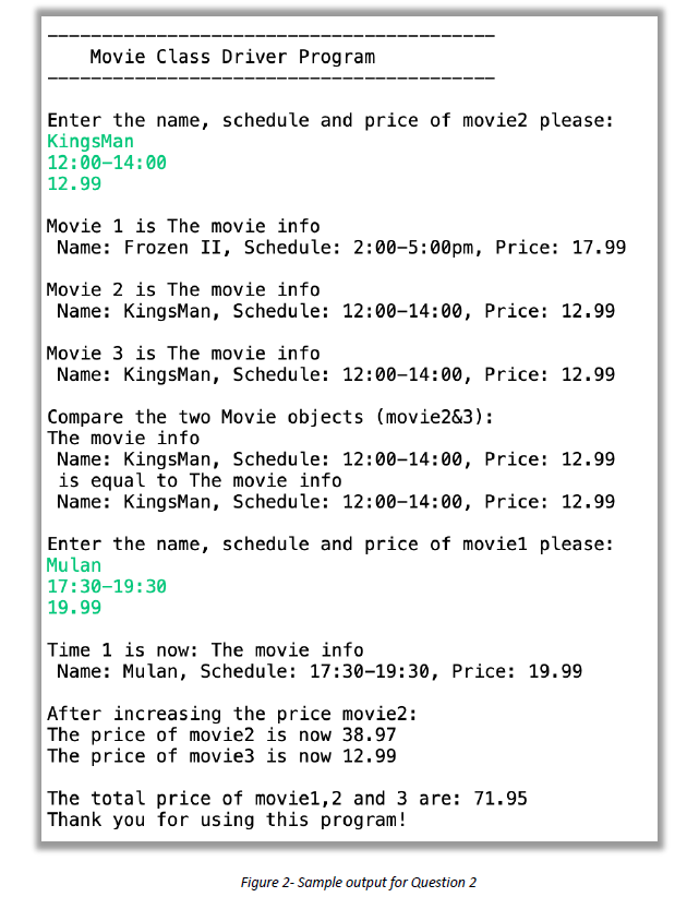 Solved Question 2 – (12.5 pts) Implementing & using | Chegg.com