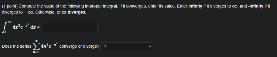 Solved Compute the value of the following improper | Chegg.com