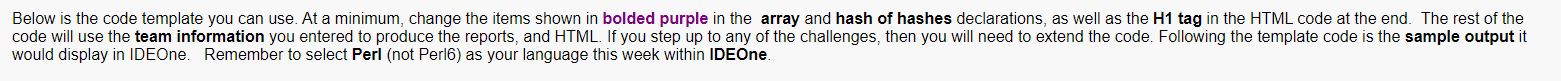 # Perl Assignment - Hash of Hashes # J Student # | Chegg.com