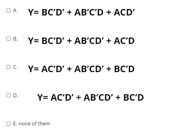 Solved Find the output function of following circuit Y. | Chegg.com