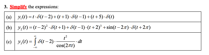 Solved 3. Simplify the expressions: \begin{tabular}{|l|l|} | Chegg.com