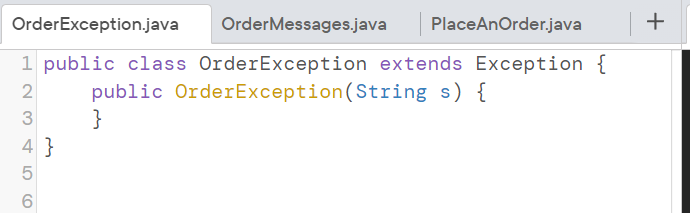 Solved Java CodeA company accepts user orders for its | Chegg.com