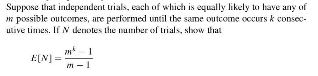 Solved Suppose that independent trials, each of which is | Chegg.com