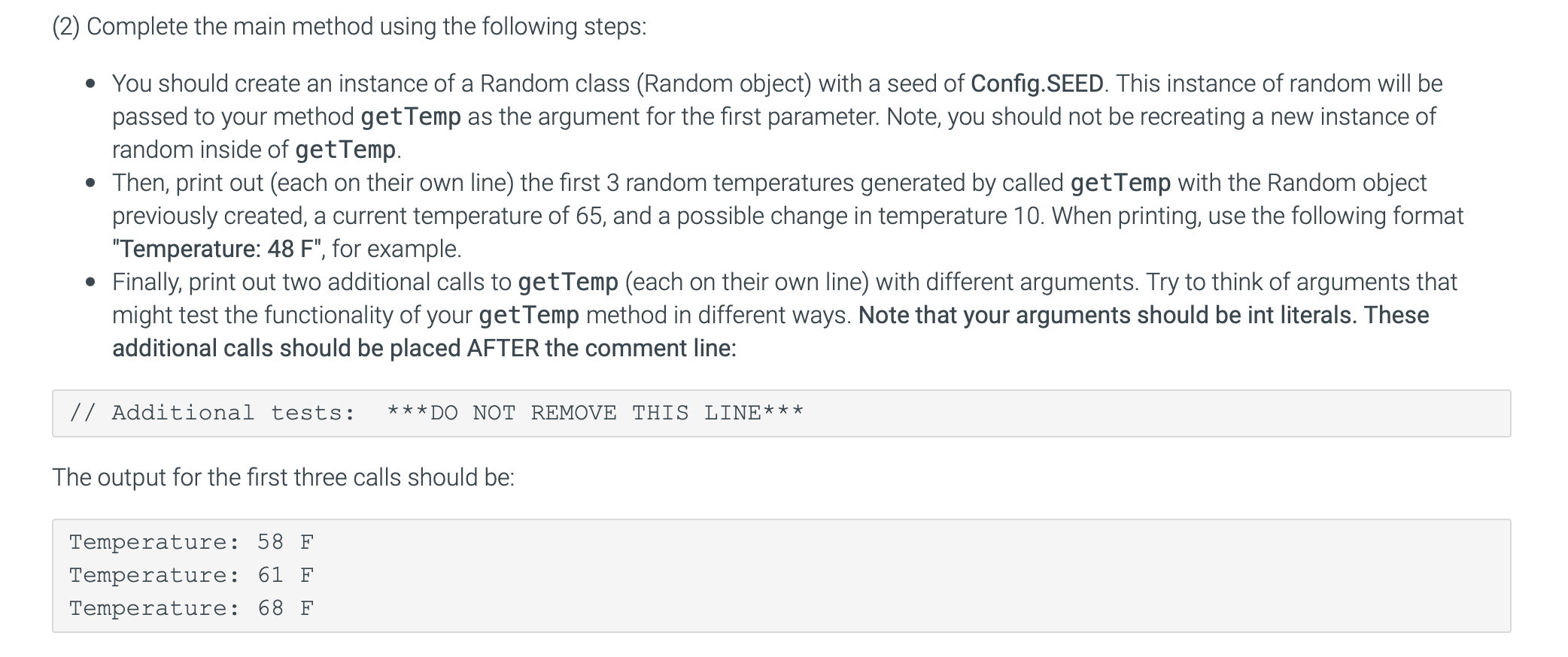 Solved 3 12 Zylab Random Temperatures This Program Will