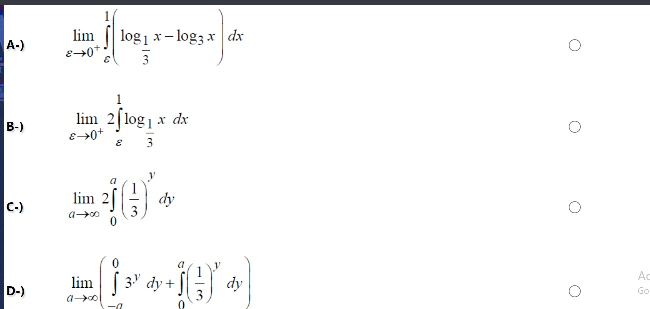 Solved у y=log, x 3 y = log2 x Which of the following | Chegg.com