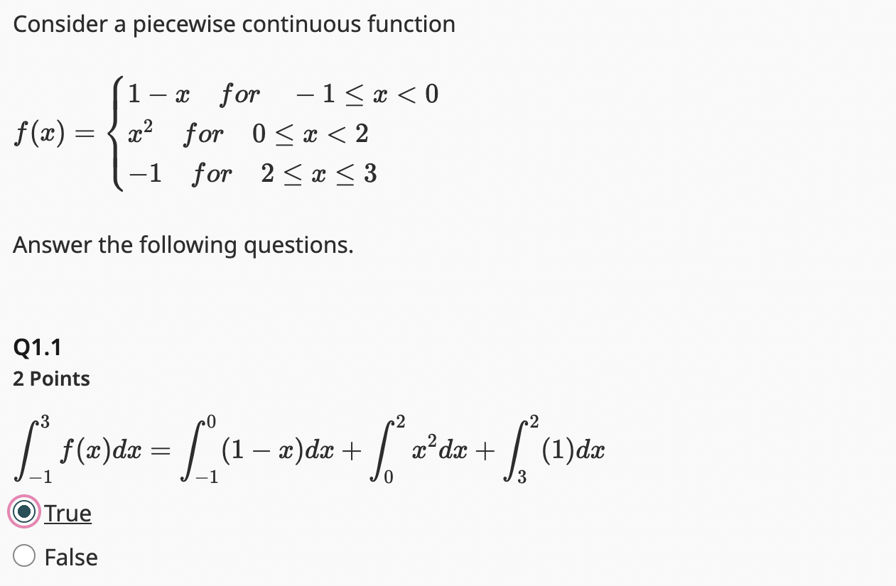 Solved Consider a piecewise continuous | Chegg.com