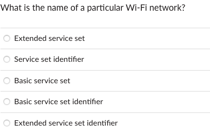 Solved What is the name of a particular Wi-Fi network? | Chegg.com