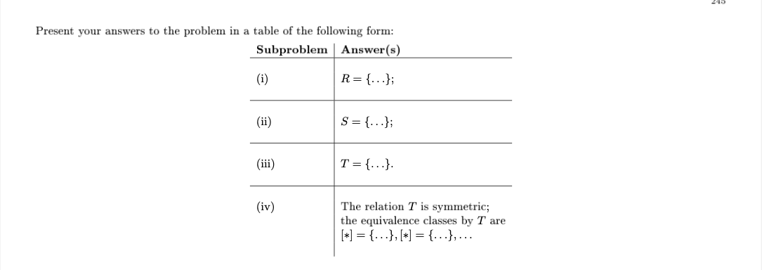 Solved 1. (Equivalence Relations). Recall that given a | Chegg.com