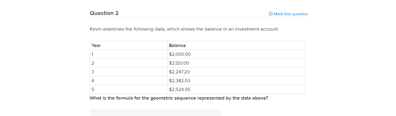 Solved Question 2 O Mark this question Kevin examines the | Chegg.com