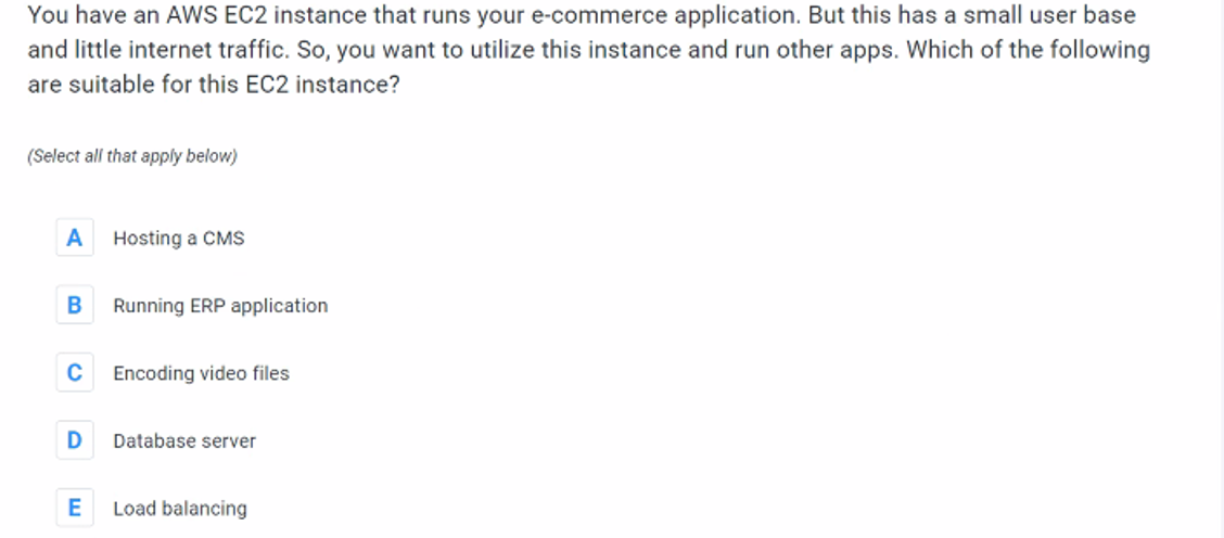 Solved You have an AWS EC2 instance that runs your | Chegg.com
