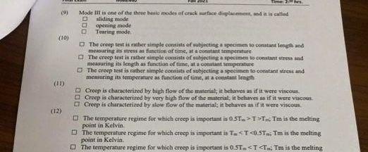 Solved (9) (10) Model is one of the three basic modes of | Chegg.com