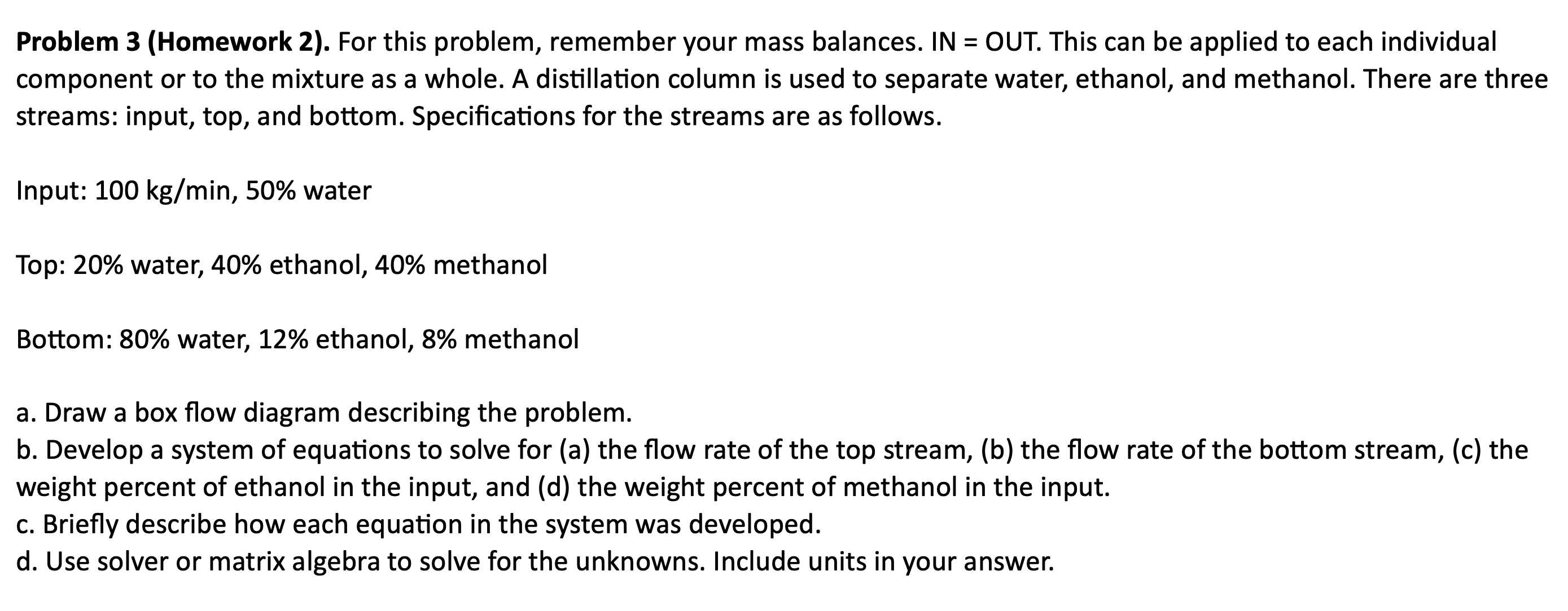 Problem 3 (Homework 2). For this problem, remember | Chegg.com
