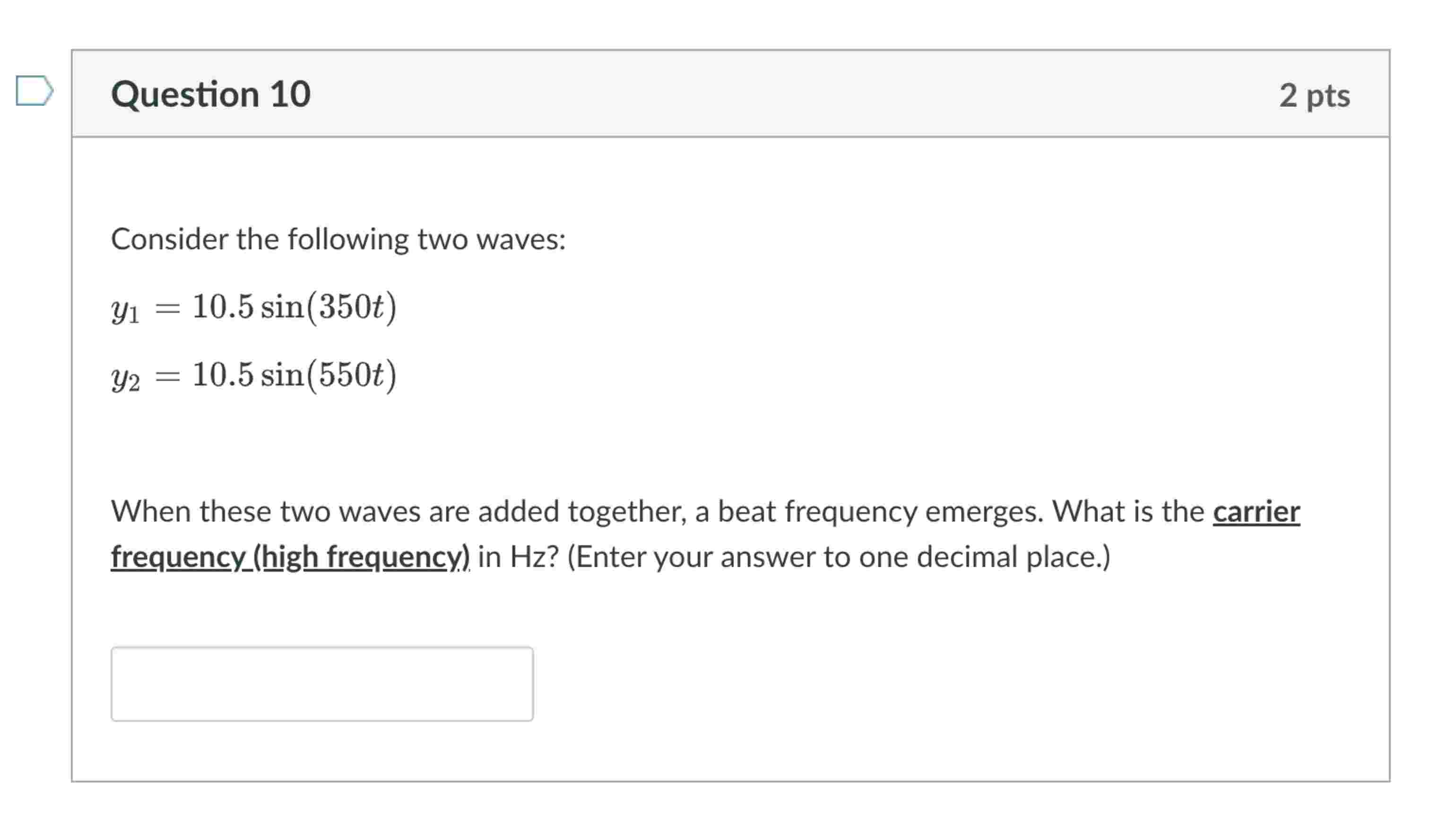 Solved Question 10Consider the following two | Chegg.com