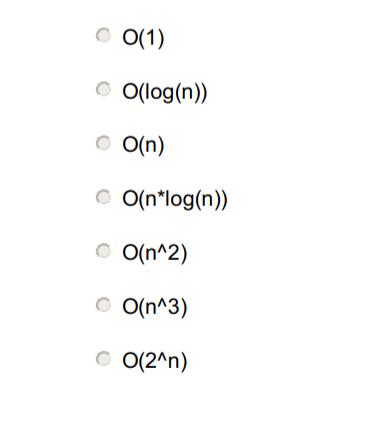 Solved Analysis of algorithms Given the following function, | Chegg.com