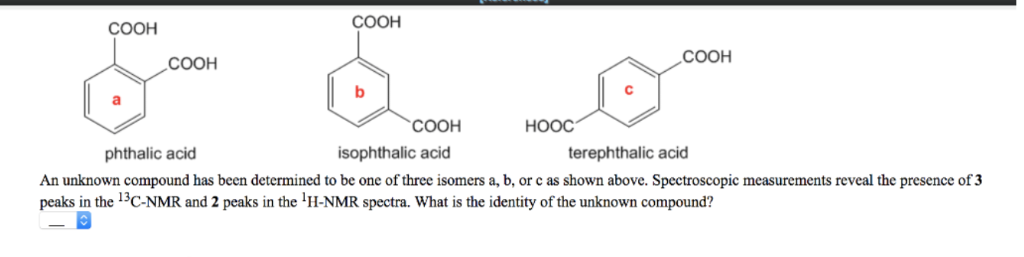 Solved COOH COOH COOH COOH COOH HOOC phthalic acid | Chegg.com
