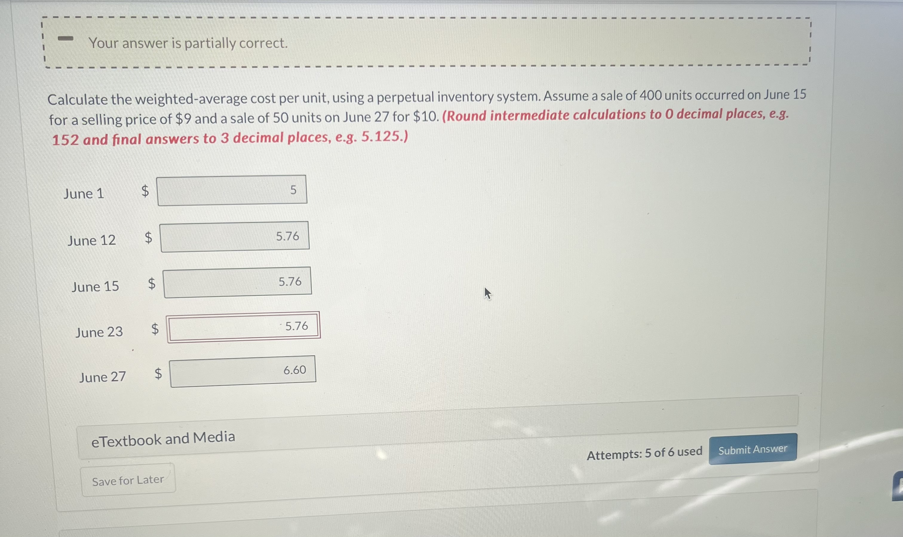 Solved Calculate the weighted-average cost per unit, using a | Chegg.com