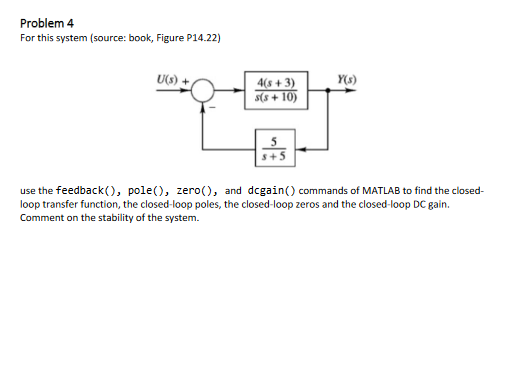 Solved Problem 4For this system (source: book, Figure | Chegg.com