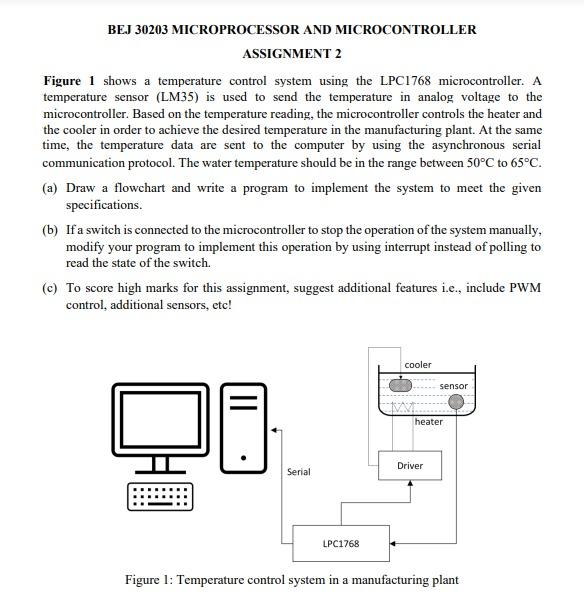 Solved BEJ 30203 MICROPROCESSOR AND MICROCONTROLLER | Chegg.com