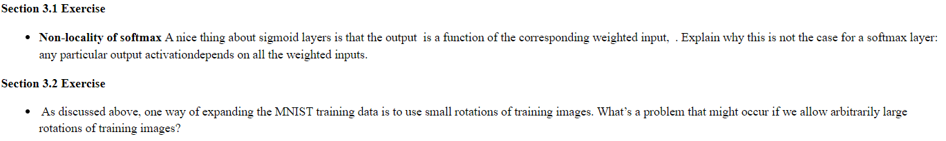 Solved - Non-locality of softmax A nice thing about sigmoid | Chegg.com