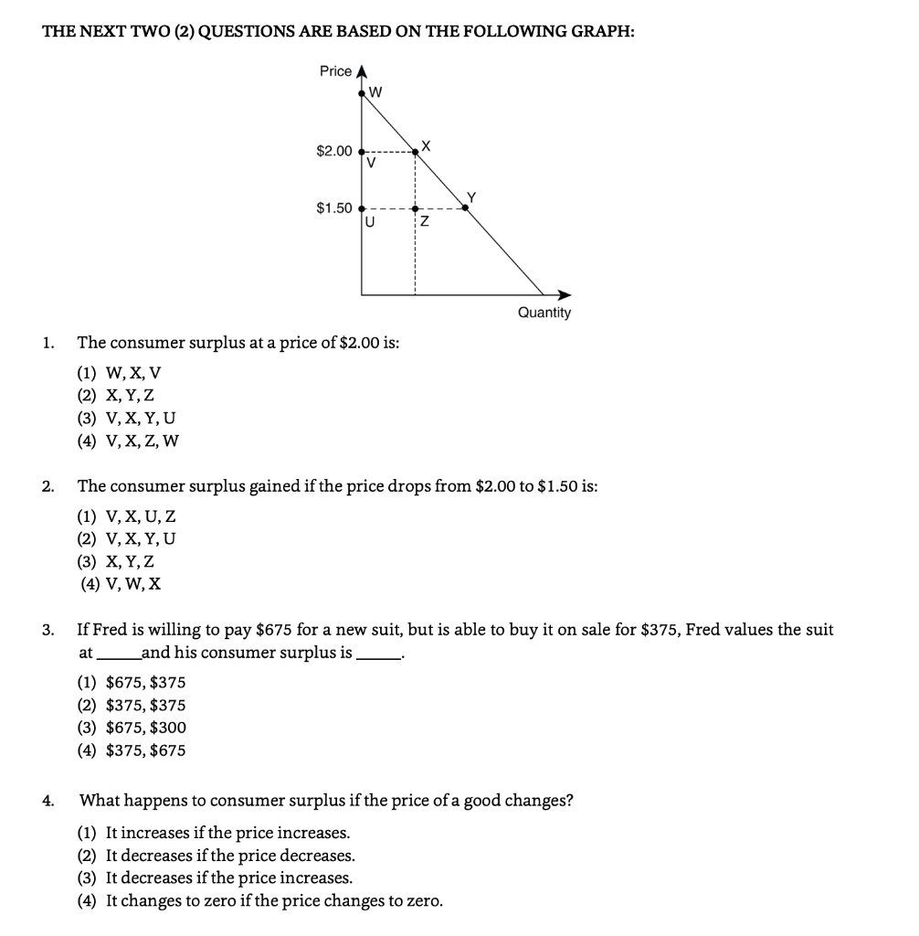 Solved THE NEXT TWO (2) QUESTIONS ARE BASED ON THE FOLLOWING | Chegg.com